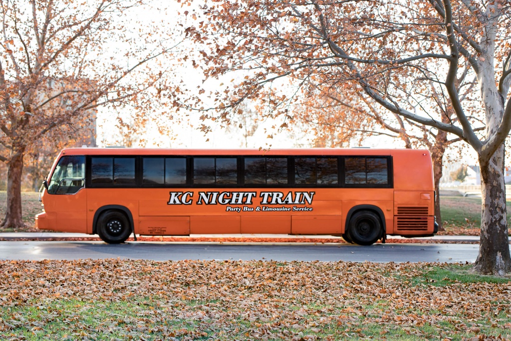 Orange Party Bus Rental | KC Night Train